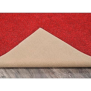 Garland Rug Skyline Shag 5 Ft. x 7 Ft. Area Rug Chili Red