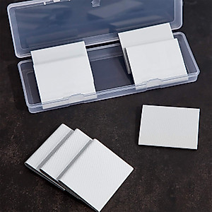 Zonon 8 Pieces Self-Adhesive Door Corner Seals Weather Stripping Draft Stopper Door Frame Seal Corner Foam for Weather Protection Isolation of Noise (White)