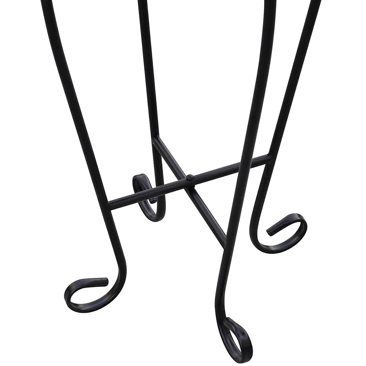 GOLINPEILO Mosaic Side Table Plant Table Green White