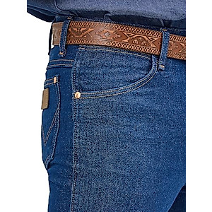 Wrangler Men's Cowboy Cut Slim Fit Jean, Prewashed Indigo, 30W x 36L
