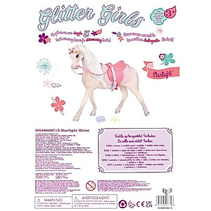 Glitter Girls by Battat - Starlight 14" Toy Horse - 14 inch Doll Accessories and Clothes for Girls Age 3 and Up – Children’s Toys , White