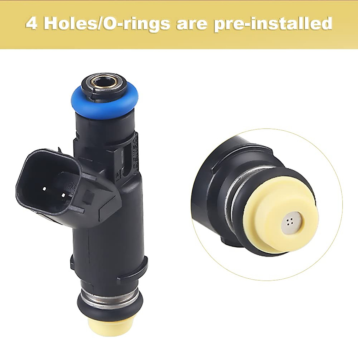 JDMON Compatible with Fuel Injectors Chevy Tahoe Silverado Suburban Avalanche Express 1500 GMC Yukon Sierra Savan 1500 5.3L 2002-2007 Replace 25326903 12580426 Pack of 8