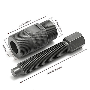 Valchoose Magneto Flywheel Puller (24mm&27mm) Sturdy Effective Work Fits for GY6 50 125 150cc Kawasaki Yamaha Suzuki Honda KTM Scooter ATV Dirt Bike