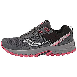 Saucony Women's Excursion TR14 Running Shoe, Charcoal/Coral, 10 W US