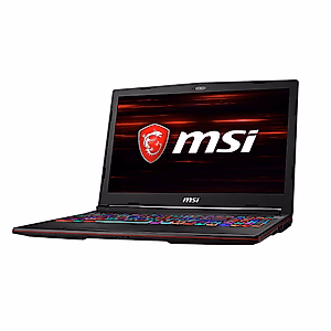 MSI GL63 9SDK-614 15.6" Gaming Laptop, 144Hz Display, Intel Core i7-9750H, NVIDIA GeForce GTX1660Ti, 16GB, 256GB NVMe SSD + 1TB HDD