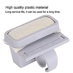 Christmas Carnival Boquite Endo Ruler, 2 Colors Endodontic Files Measure Ruler Oral Cleansing with Finger Ring(Grey)