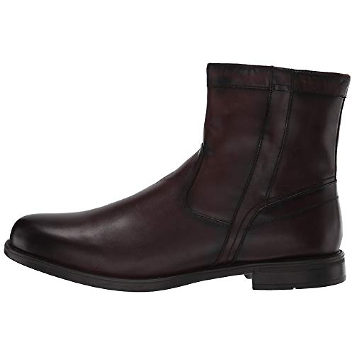 Florsheim mens Medfield Plain Toe Zip Fashion Boot, Brown, 10.5 Wide US