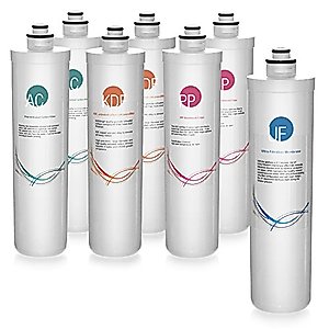 iSpring F7-CUA4 Replacement Filter Set, medium, White