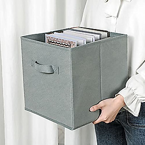 jingewell 2 Pack Drawer Organisers Storage Boxes Cubes Wardrobe Foldable Drawer Dividers with Handles for Clothes Closet Shelves Organiser Bras Socks Underwear Ties Scarve Toys books for Home/Office