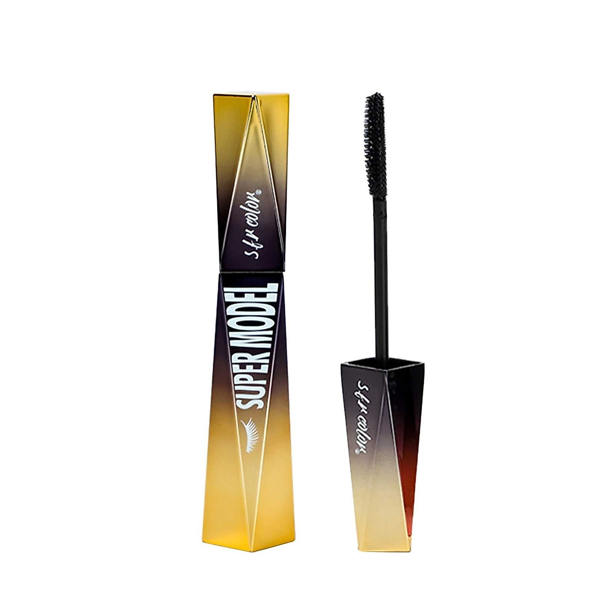 Mascara Better than Sex Skys High Volumizing Lengthening Washable Mascara Lash Blasts Volume Mascara Very Black (Gold, One Size)