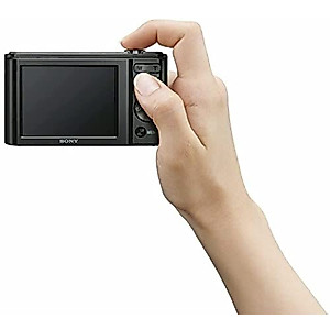 Sony W800/B 20.1 MP Digital Camera (Black) + 2X 32GB Memory Card Bundle
