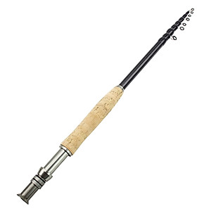 KANGL European and American Popular Portable Shrinkage Fly Carbon Carbon Wooden Handle Fishing Rod Road subrupted Dog Fish (Size : 3.0)