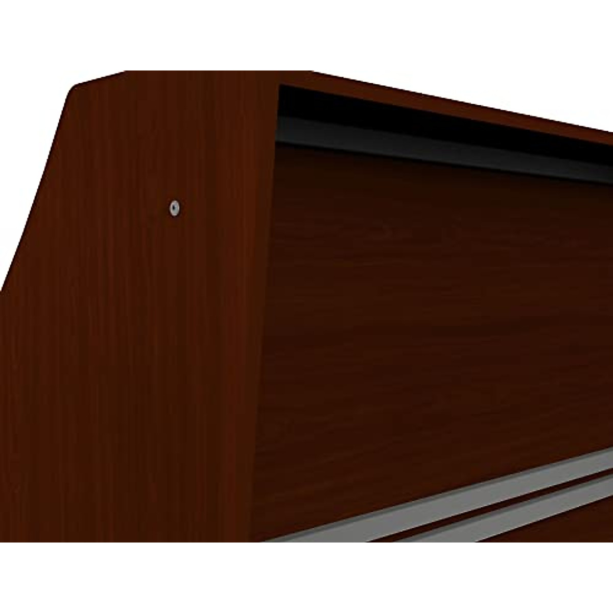 Linea Italia Office Reception Desk, 48" x 24" x 45", Cherry