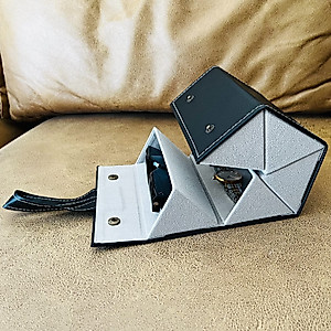 Biovioy Glasses Organizer for Women and Men - Travel Sunglasses Organizer for Multiple Glasses Cases - PU Sunglass Storage Organizer