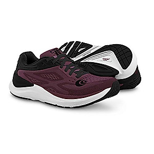 Topo Athletic Women's Ultrafly 3 Breathable Road Running Shoes, Wine/Black, Size: 9.5