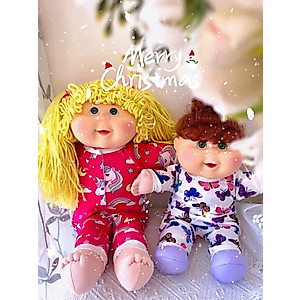 Sweet Dolly Baby Doll Accessories 5 Set Baby Doll Clothes and Headbands for 14-18 Inch Dolls, 10 PCs in Total