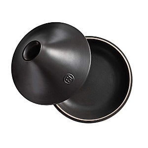 Emile Henry Delight Tagine Lid/Slate Base, Black