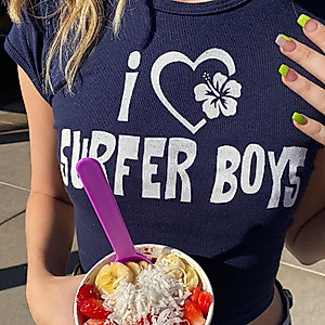 Y2K Academia Graphic Crop Top Letter Pattern Short Sleeve Tee Slim Fit Sweet Shirt Fairy Grunge 90s Summer Streetwear