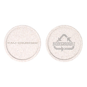 Cali Crusher Eco Hemp - California's Best - #1 Biodegradable Herb Grinder 2.15 Inch 2 Piece Hemp Grinder (White)…