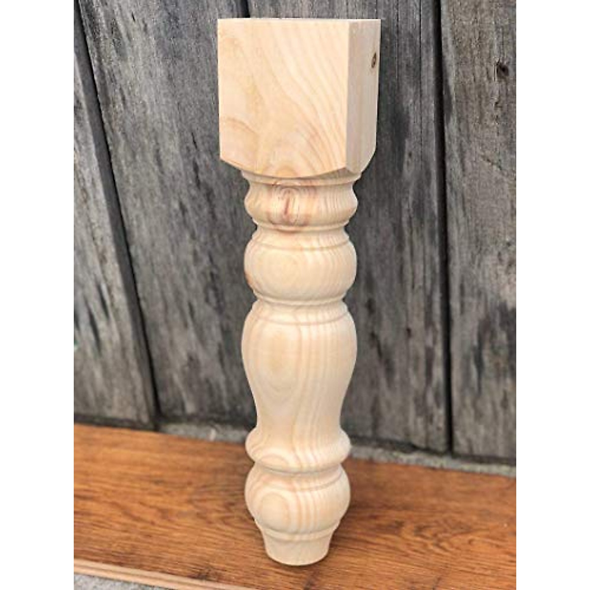 CAROLINA LEG CO. Chunky Bench Legs - Perfect for Coffee Tables - Set of 4 - Made in NC - Dimensions: 3.5" x 16"