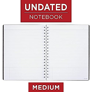 At-A-Glance Collection Gray Twin Wire Notebook