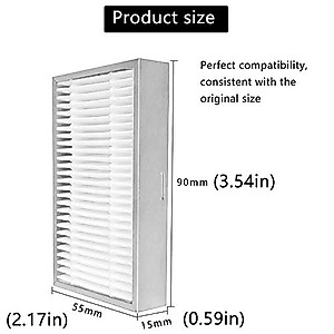（2-Pack）H13 HEPA Filter, Suitable for BROAD AirPro Electrical Respir∂tor ,Compatible BROAD FB2 Filter