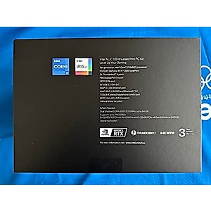 Intel NUC 12 Enthusiast NUC12SNKi7 Mini PC Core i7-12700H | 14 Cores/20 Threads | ARC A770 Graphics, Connectivity 6 USB-A, 2 USB-C, 1 HDMI, 2 Display Ports(Barebone)