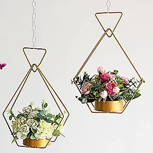 Mardatt 6 Sets White Ceiling Hanging Hook with Chains Swag Hook Kit, 1.5 Inch Swag Hooks with Hardware and 36 Inch Extension Chains for Hanging Plants Lanterns Baskets Indoor or Outdoor