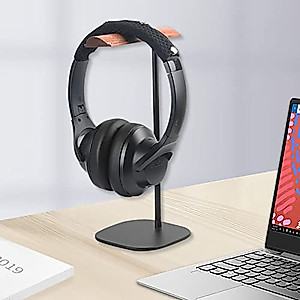 GVOEARS Replacement Headband Cover for Bose QC35, QC25, JBL, Anker Soundcore, Sony, Hyperx, Sennheiser, ATH, Plantronics Headsets, Headband Cushion Easy Installation No Tool Needed Black