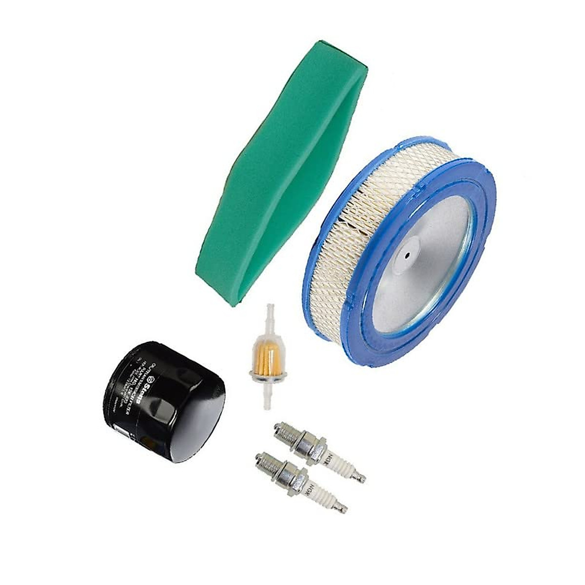 (GB) New X465 Engine Service Tune Up Kit Compatible with John Deere 737 757 Zero Turn Air Oil Filter + Other Models