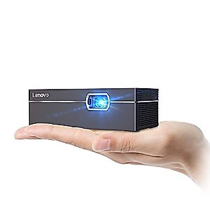 Lenovo Mini Projector M1 Portable Pico Smart DLP Projector with WiFi and Bluetooth,Built in 7000mAh Battery & Speaker and Android OS,Movie & Video Outdoor Projectors for iPhone and Android Phones