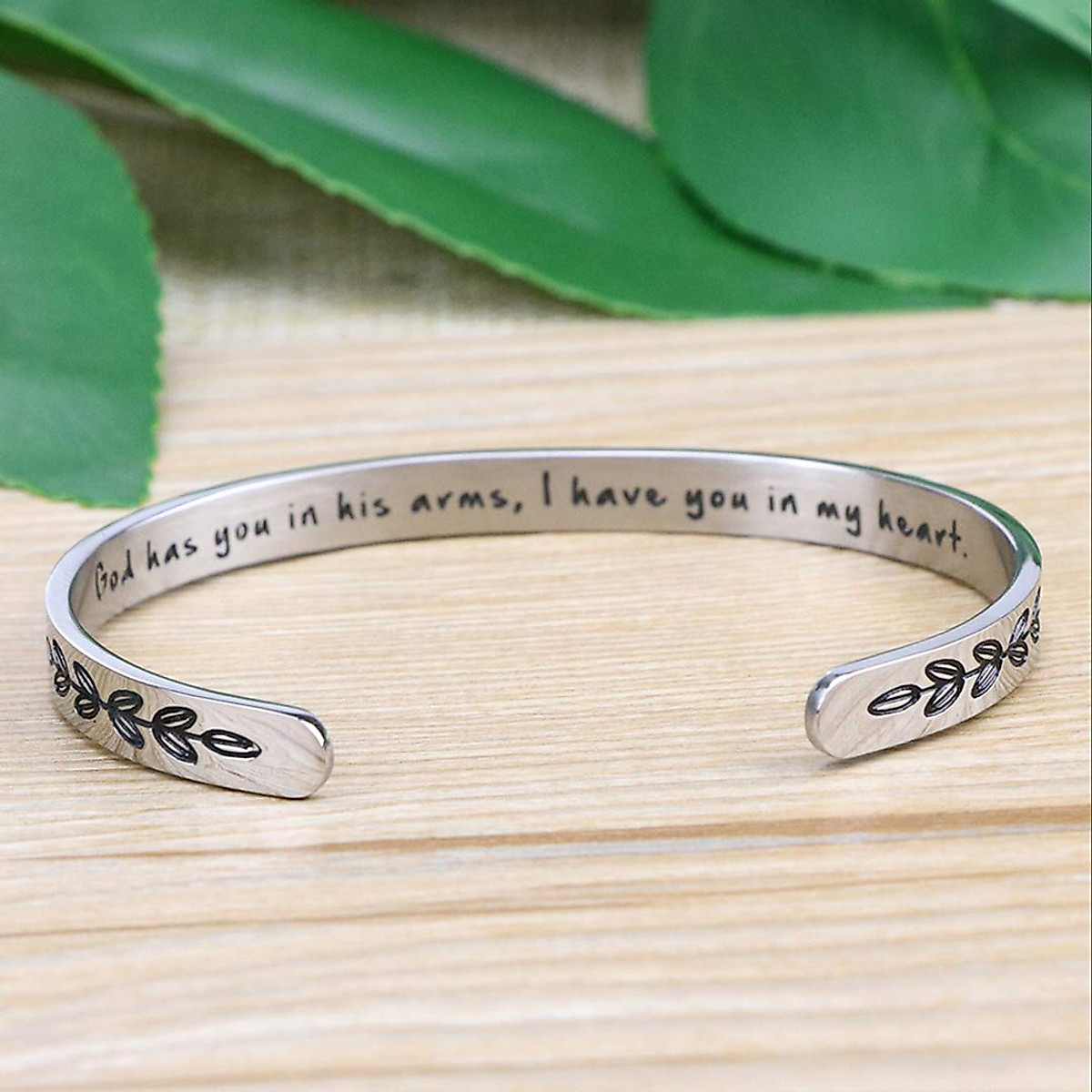 Remembrance Gifts God Has You In His Arms I Have You In My Heart Loss Memorial Bracelets