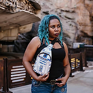 Buckle Down Star Wars Bag, Sling, R2-D2, Bounding, Vegan Leather