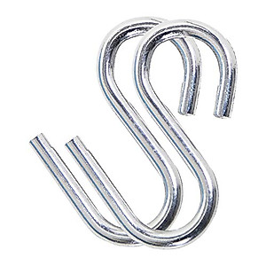 BNYTXV 2pcs Stainless Steel S Shape Hammock Hook for Hanging Art and Decorations