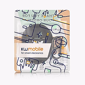 kwmobile Silicone Case Compatible with Xiaomi Redmi Airdots 3 Pro/Buds 3 Pro - Case Soft Cover - Don't Touch My Headphones White/Black/Black
