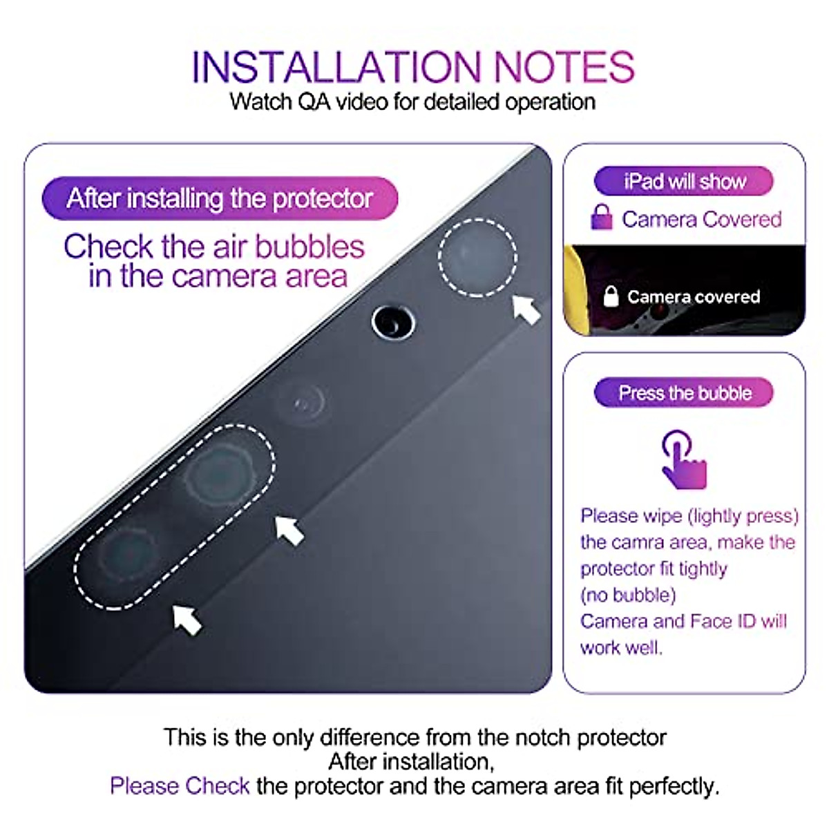 Darno 2-Pack No Notch Full Coverage Screen Protector For iPad Pro 12.9 inch 6th/5th/4th/3rd Generation, Microphone Hole Only, HD Tempered Glass With Alignment Frame(2022/2021/2020/2018)