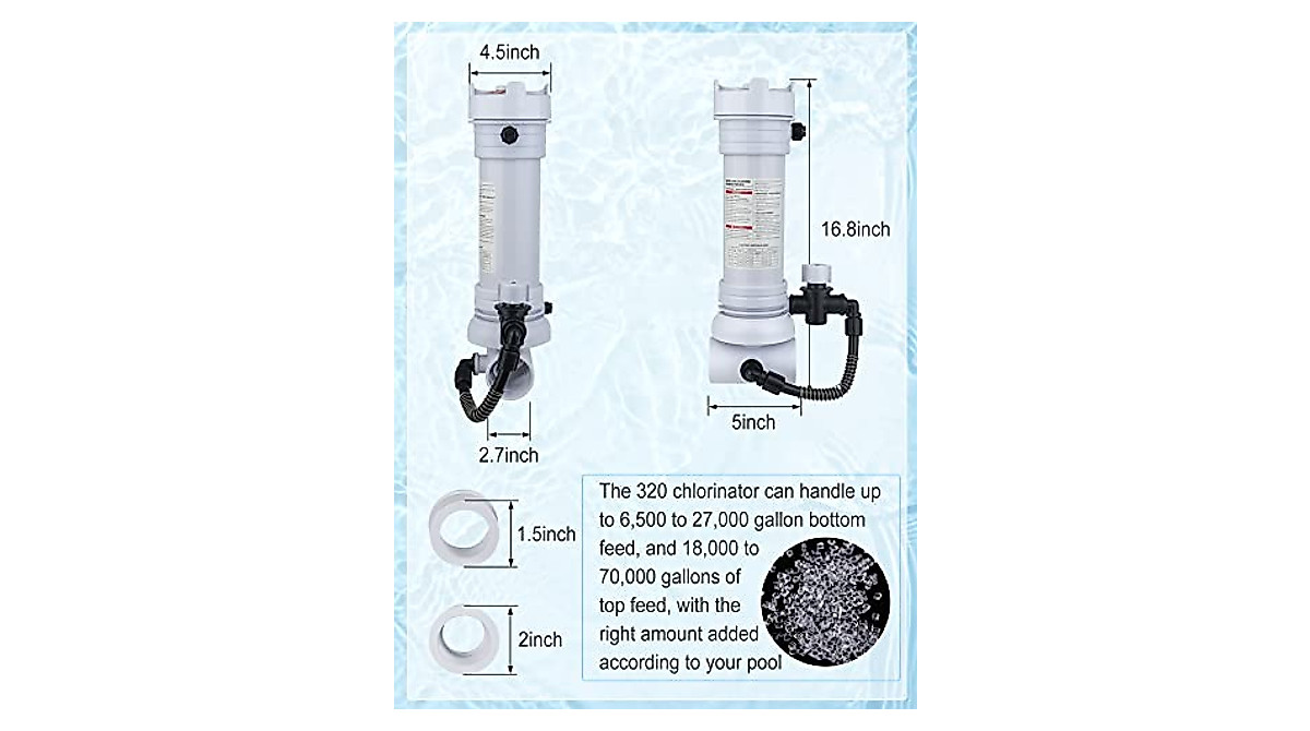 320 Pool Chlorinator Compatible with Rainbow 320 Chlorinator 171096 ...
