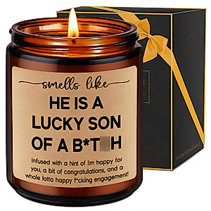 Fairy's Gift Engagement Candle, Engagement Gifts, Newly Engaged Gifts, Funny Bride Gifts, Bride to Be Gifts - Bridal Shower, Wedding Gifts for Bride, Engaged Friend, Sister, Daughter, Fiance