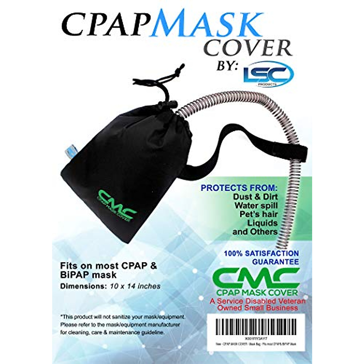 CPAP Mask Cover - Keeps Your Mask Clean - Storage Bag with Strap