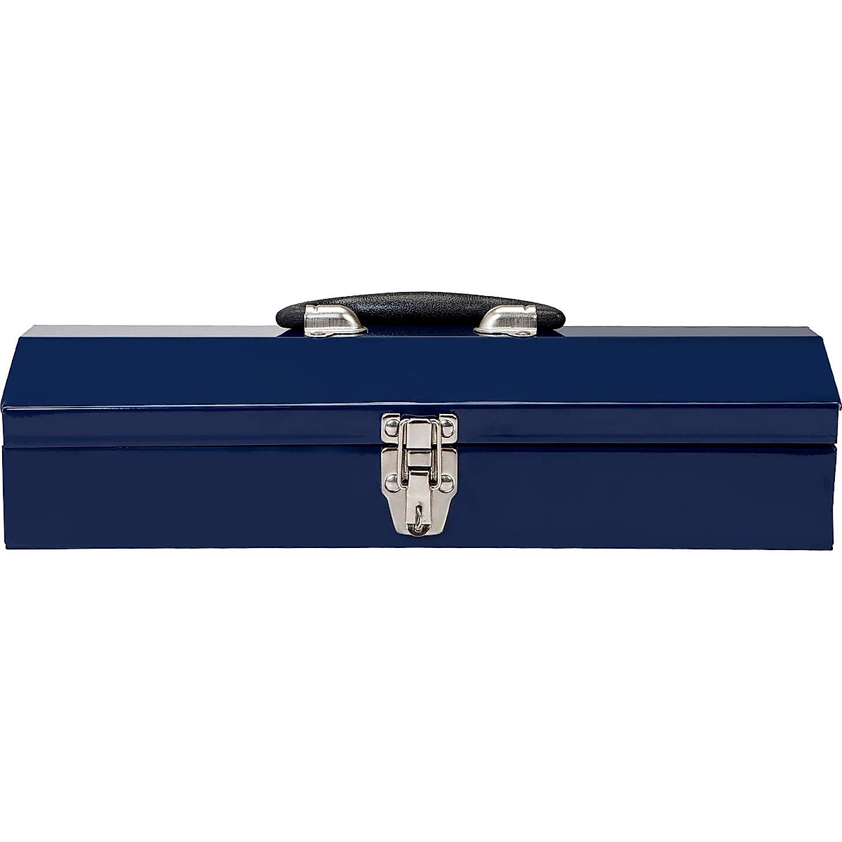 TCE ATB102U Torin 16" Hip Roof Style Portable Steel Tool Box with Metal Latch Closure, Blue