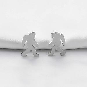 BAUNA Movies Inspired Feet Earrings Sasquatch Jewelry for Women (Feet Earrings)