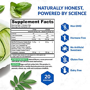 BioTrust Ageless Multi Collagen Peptides Powder – 5 Types (I, II, III, V, X) – Chocolate Collagen Powder for Women & Men – Hydrolyzed Protein – Grass Fed Beef, Fish, Chicken, Eggshell Membrane