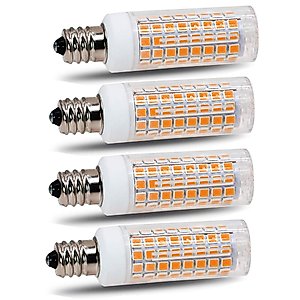 youbiao zhou e11 led Bulb 100w Equivalent dimmable,Warm White Pack of 4