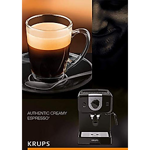 KRUPS XP3208 15-BAR Pump Espresso and Cappuccino Coffee Maker, 1.5-Liter, Black