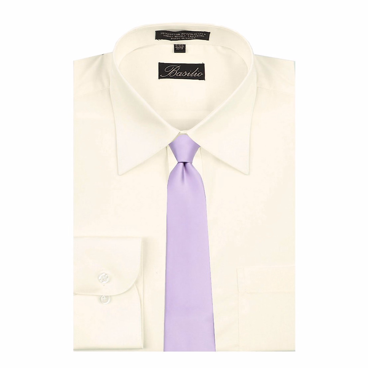 Buy Your Ties ZIP-ADF-13 - Mens Solid Color Zipper Necktie