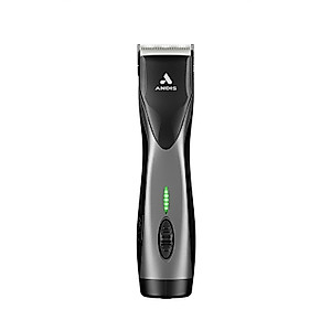 Andis 79160 Supra ZR II Cordless Rechargeable Hair & Beard Trimmer, Detachable Blade Clipper, Lithium-Ion Powerful Battery, Black