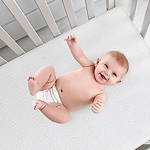 Premium Foam Crib Mattress, 2-Stage Hypoallergenic Toddler Mattress, CertiPUR-US Firm Support for Infant with Cooling Gel, Waterproof & Washable Removable Tencel Cover, 52x27.5x4.7