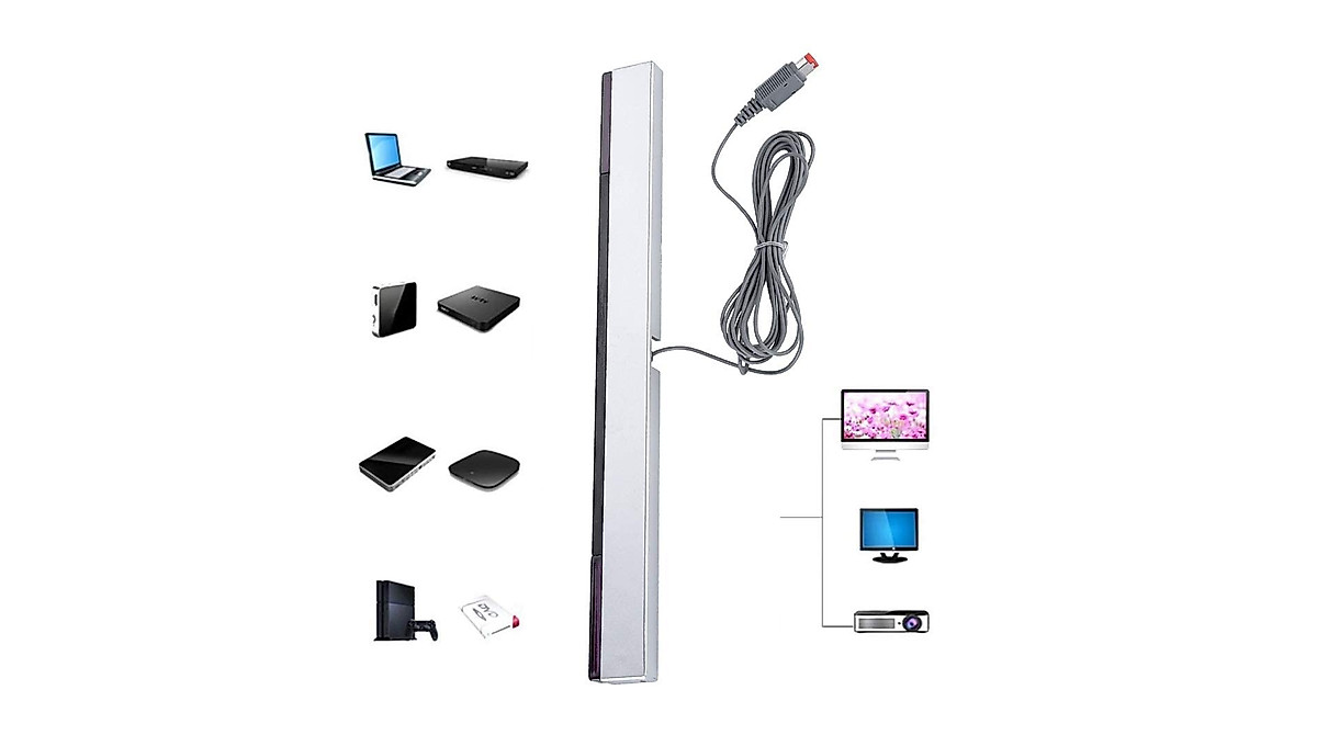 Wii Sensor Bar Original Wii Sensor IR Signal Ray with Stand ...