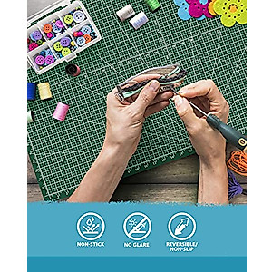 G+ Self-Healing Reversible Cutting Mat A1 (23”x 35”) Non-Slip, Durable, Scratch-Resistant Cutting Board for Arts, Crafts, Sewing, and Quilt Making - Perfect for Artists, Hobbyists, and Entrepreneurs