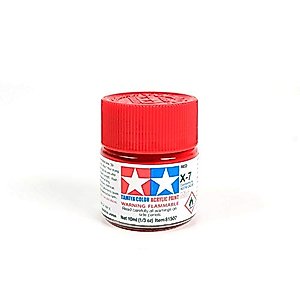 TAMIYA Acrylic Mini X7 Red TAM81507 Plastics Paint Acrylic